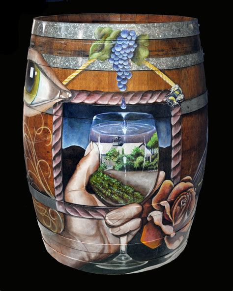 Wine Barrels J Florman Art Gallery