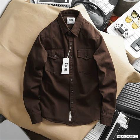 Áo Sơ Mi Bụi Kaki Underness Đen