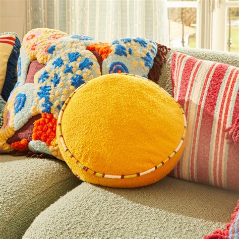 Sage X Clare Delana Round Cushion Dune Ampersand