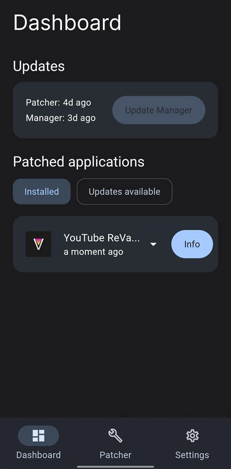 Revanced Manager Is Now Online Again Thank You For All The Devsteam