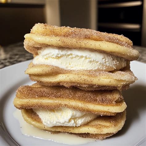 Delightful Cinnamon Churro Ice Cream Sandwich Recipe