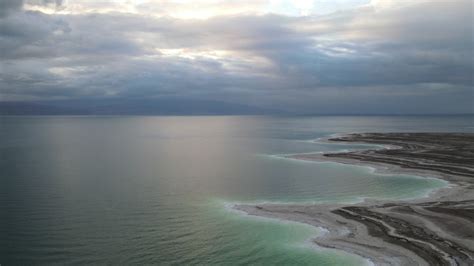 Aerial Video Of The Low Dead Sea Level 4k Stock Footage Video World