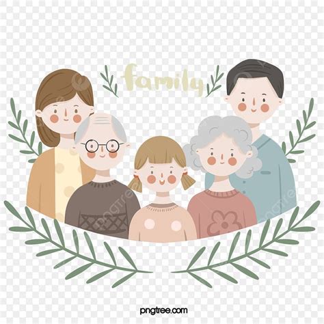 손으로 그린 만화 가족 일러스트 요소 가족 부모의 어린이 Png 일러스트 및 Psd 이미지 무료 다운로드 Pngtree 만화 가족 일러스트 어린이