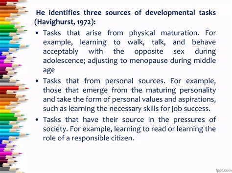 Developmental Tasks And Educationpptx