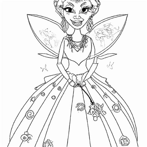 7 Desenhos Da Fada Madrinha Da Cinderela Para Imprimir E Colorir