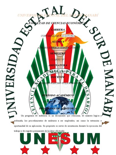Programa De Auditoria Pdf Auditoría Contabilidad
