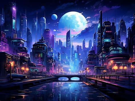 Premium Ai Image Cyberpunk Cityscape Dive Into A Neonlit Cyberpunk