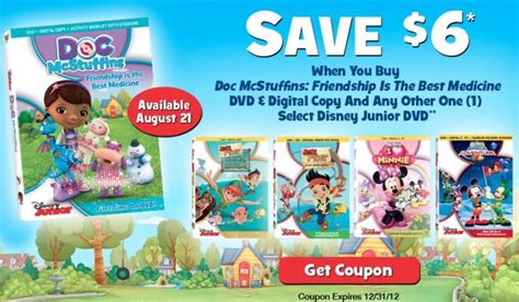 Save 6 Off The New Doc Mcstuffins Dvd Mom And More