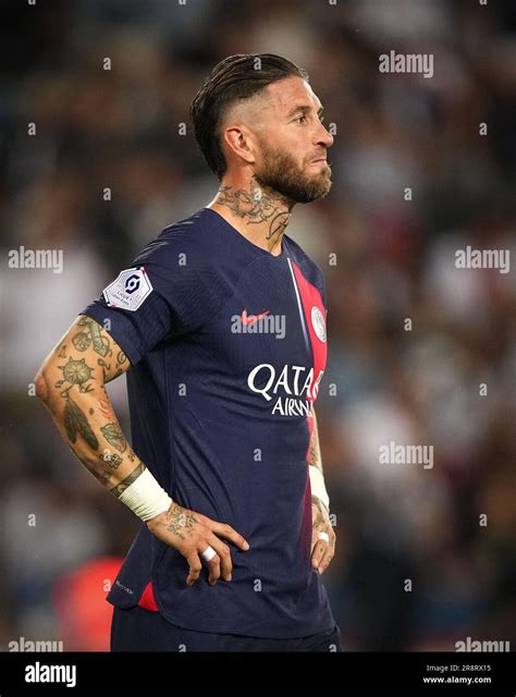 Sergio Ramos Of Psg During The Ligue 1 Match Between Paris Saint
