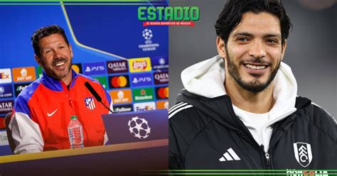 Cholo Simenone Lanza Flores A Raúl Jiménez Lo Está Demostrando Con Goles