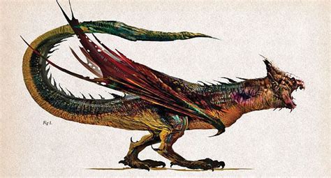 Hungarian Horntail Dragon Artwork Wyvern Harry Potter Dragon