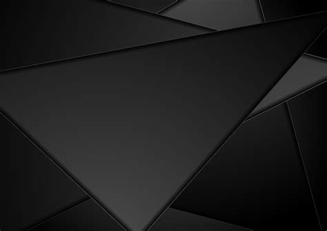 Premium Vector Black Technology Polygon Abstract Background