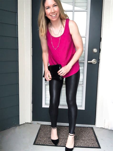 Faux Leather Leggings Outfit Summer Artofit