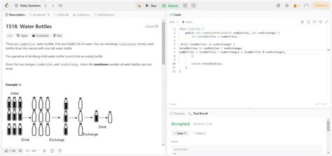 solved leetcode problem 1518 water bottles ayush kumar posted on the