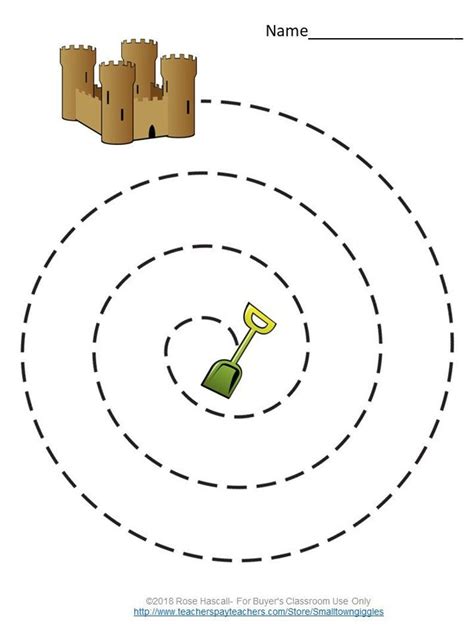 Tracing And Mazes Fine Motor Activities No Prep Printable Etsy