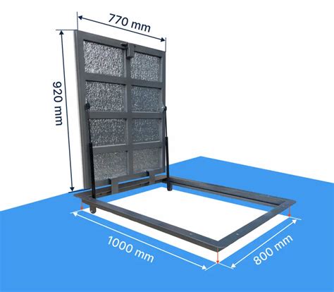 Floor Steel Access Door 100 X 80 Cm Bodenluke
