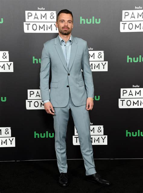 Lily James And Sebastian Stan At Hulus Pam And Tommy” Photo Call