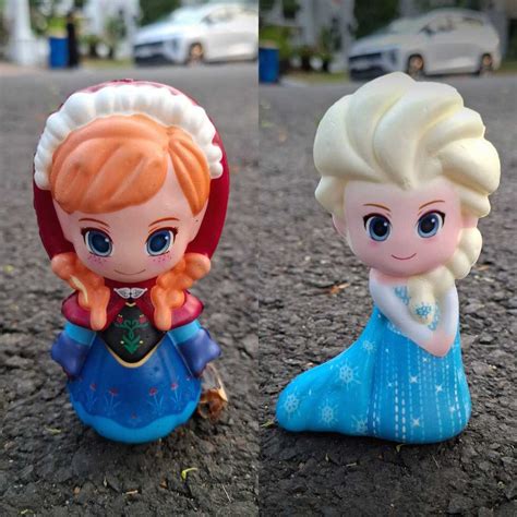 Stress Relieve Toys Squishy Disney Princess Anna Elsa Frozen Cartoon Characters Shopee Singapore