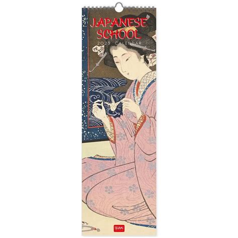 Calendar De Perete 2023 Japanese School 16x49 Cm Legami