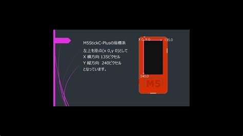 「m5stickc Plusのグラフィックを使用する 1」の紹介 M5stick Youtube
