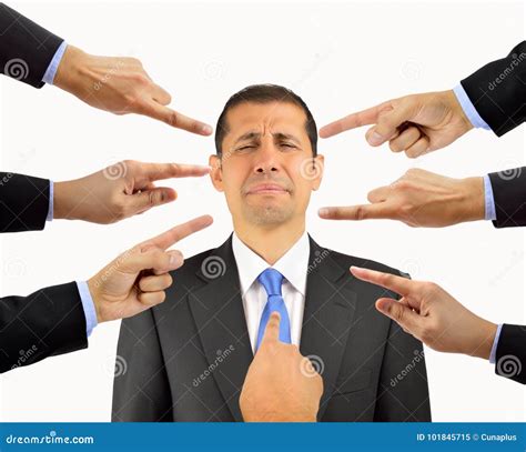 Acusando Os Dedos Imagem De Stock Imagem De Dedo Machos 101845715