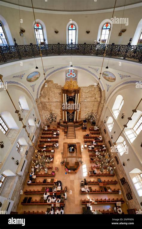 Jerusalem Israel The Hurva Synagogue Also Known As Hurvat Rabbi