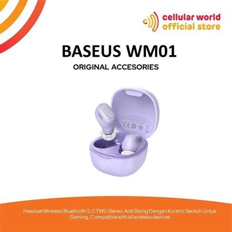 Wireless Earbuds Baseus TWS WM Garansi Resmi Indonesia Lazada Indonesia