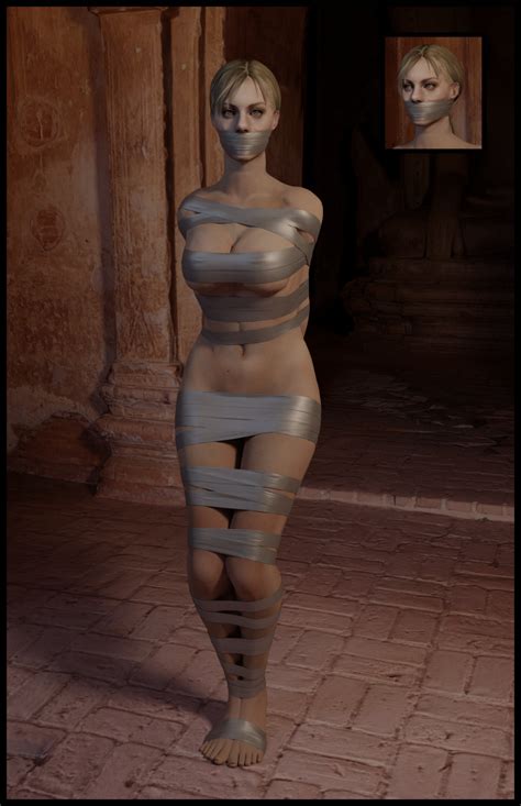 Rule 34 1girls 3d Blonde Hair Bondage Bound Bound Arms Bound Legs Gag