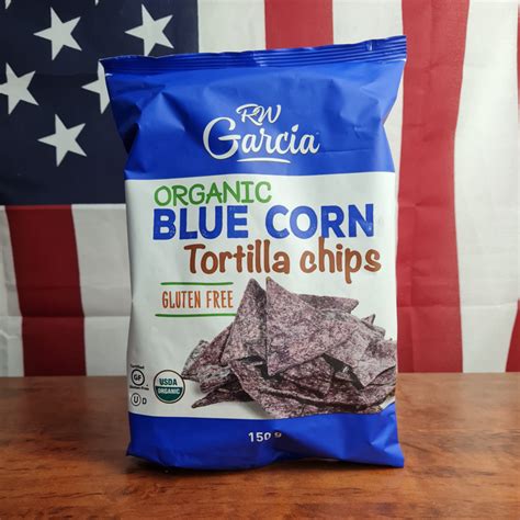 Organic Blue Corn Tortilla Chips 150g Usafoods