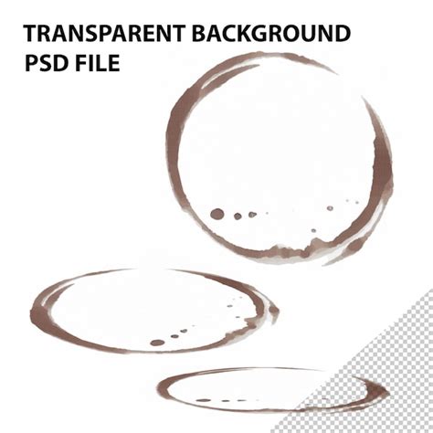 Premium Psd Coffee Ring Png