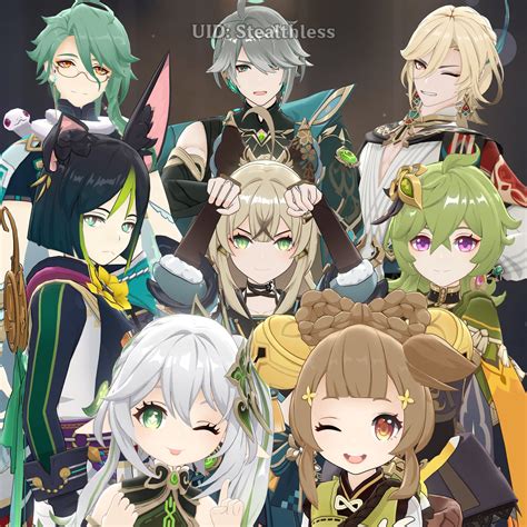 Whos Your Favorite And Whos Your Main All Released Dendro