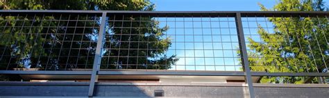 Wild Hog Wire Mesh Deck Railing Panels Shipping In Canada And Usa Online Quote