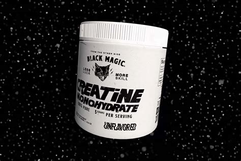 Black Magic Creatine Bulk Unflavored Creatine Monohydrate Powder