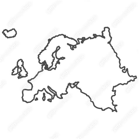 Europe Outline World Map 이미지 1215092469 일러스트 무료 일러스트 게티이미지뱅크
