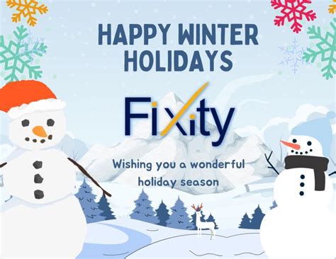 Fixity Technologies On Linkedin Winterwishes Happyholidays