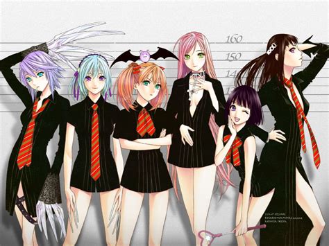 Akashiya Moka Shirayuki Mizore Kurono Kurumu Sendou Yukari Toujou