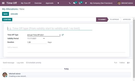 Allocations In Odoo 15 Time Off Module Odoo V15 Enterprise