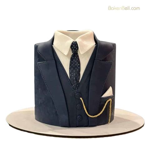 Man In Suit Cake Bake And Bell