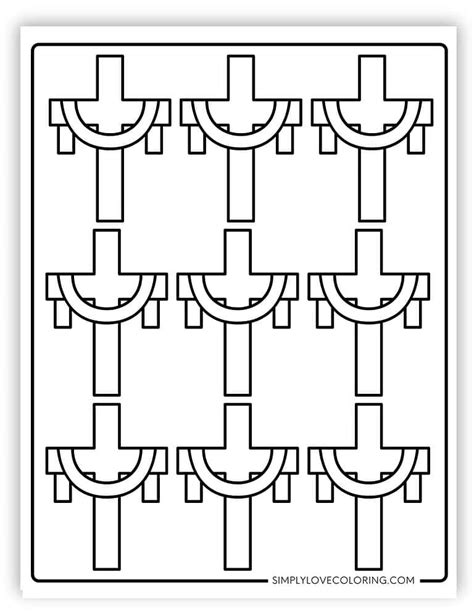 32 Easter Cross Template Printables Free Pdf Downloads Simply Love