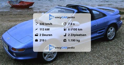 Toyota Mr2 Gt Specs 1989 1993 Prestaties Carrosserie And Technische