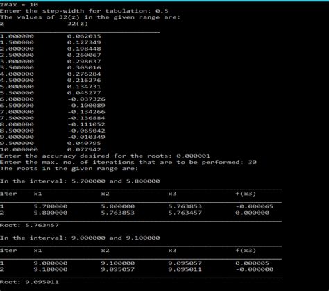 Integration Problem 6 Output