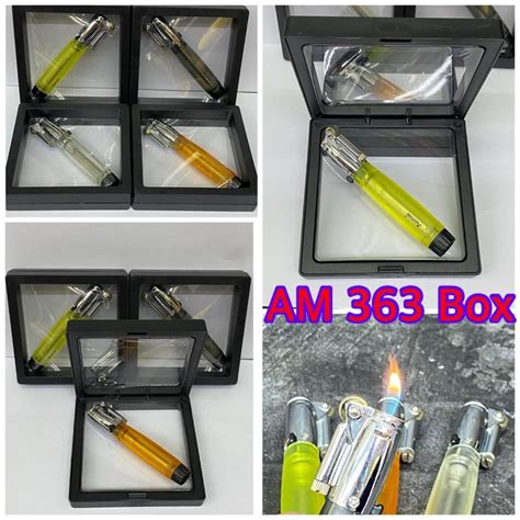 Jual Korek Api Set Box Aomai Tabung Transparan Berwarna Korek Api Isi Ulang Gas Shopee Indonesia