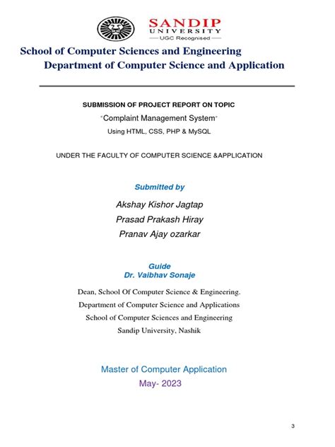 Mca Project Report Pdf Software Testing Computer Program