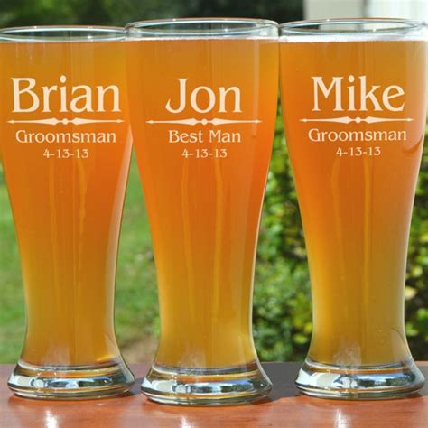 Personalized Pilsner Etsy