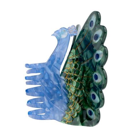 Peacock Hair Claw Zakka Joy