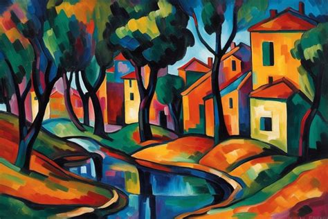 Vibrant Visionary A Fauvist Masterpiece 그림 미술 레슨 정물