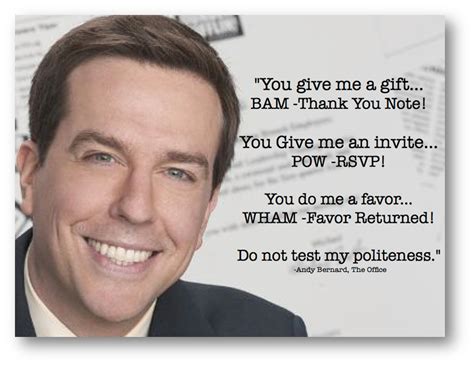 Andy Bernard Quotes Quotesgram