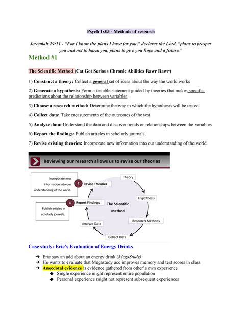 Psych 1x03 Methods Of Research Psych 1x03 Methods Of Research