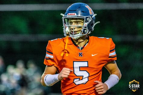 Qb Rylan Guettner Goes Sicko Mode In Kingstons 24 15 Win Friday Against Rockwood Five Star Preps