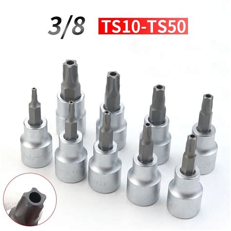 1pcs Torx T10 T50 Star Pentalobe Screwdriver Bit Socket Set 38 Inch